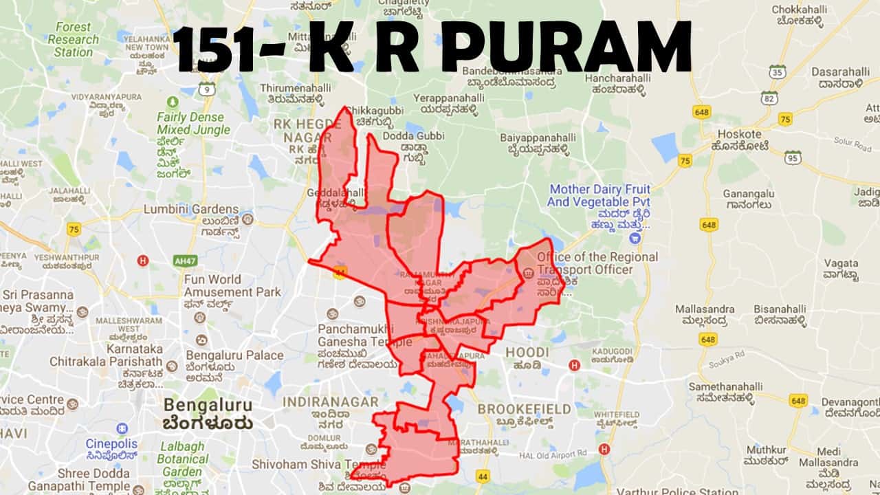 Info for voters of K R Puram Constituency - MLA, Candidates, Voting and ...