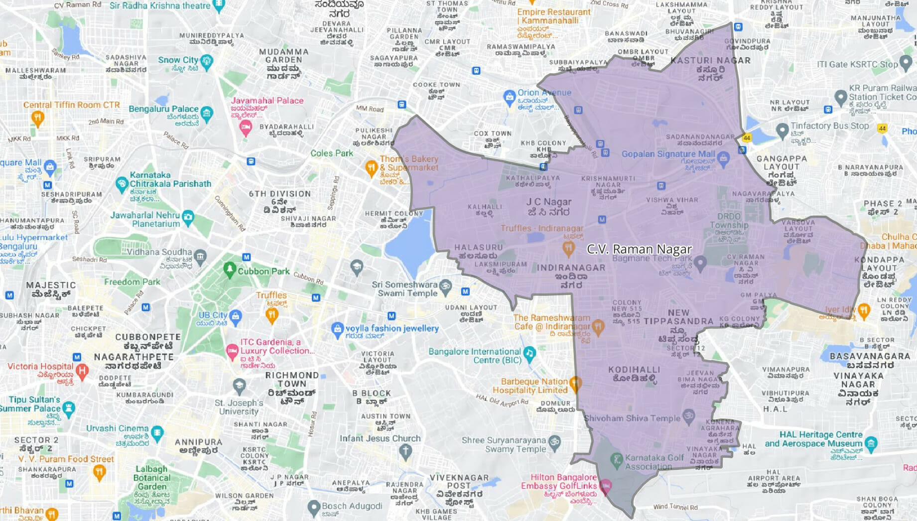 C V Raman Nagar voter guide: Candidates and constituency info - Citizen ...