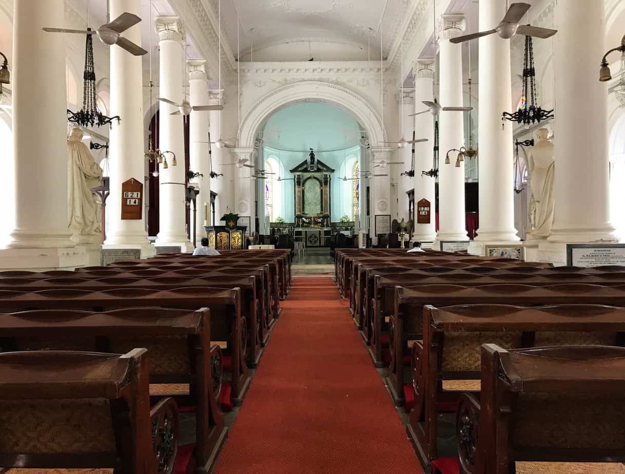 St George's Cathedral - a quiet haven on a bustling road