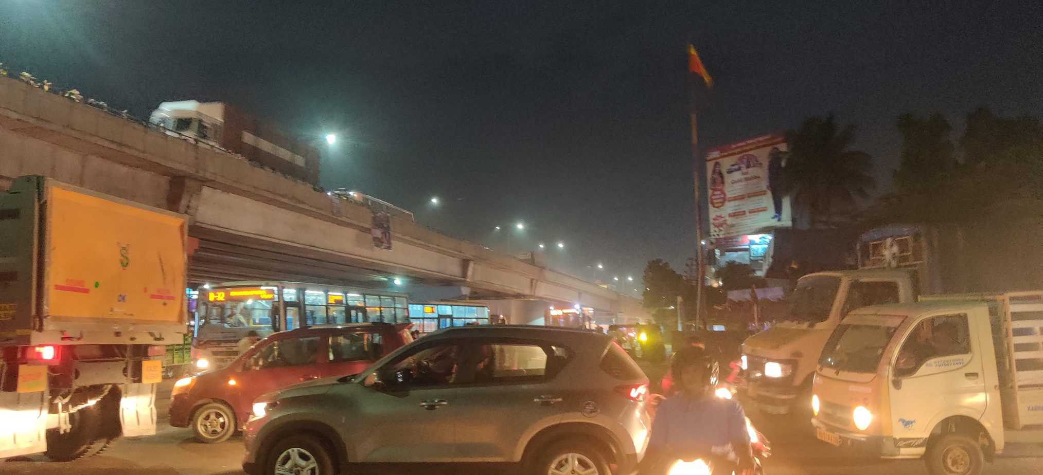Traffic congestion, chaos reigns at the Sarjapur-Attibele junction ...