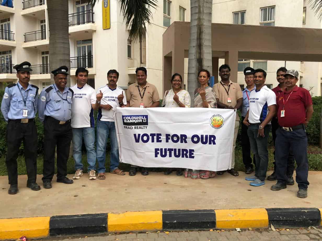 Here's how a Whitefield apartment community got its residents to vote ...