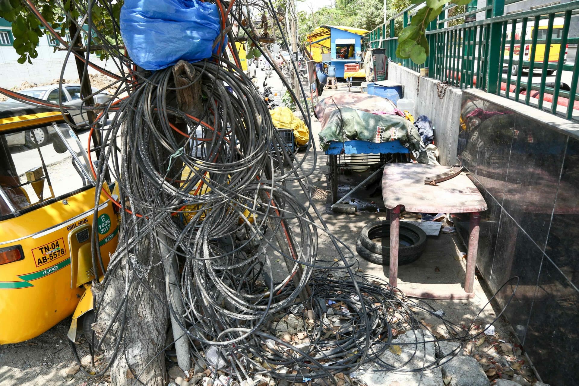 Electricity cables and junction boxes among safety hazards in Chennai ...