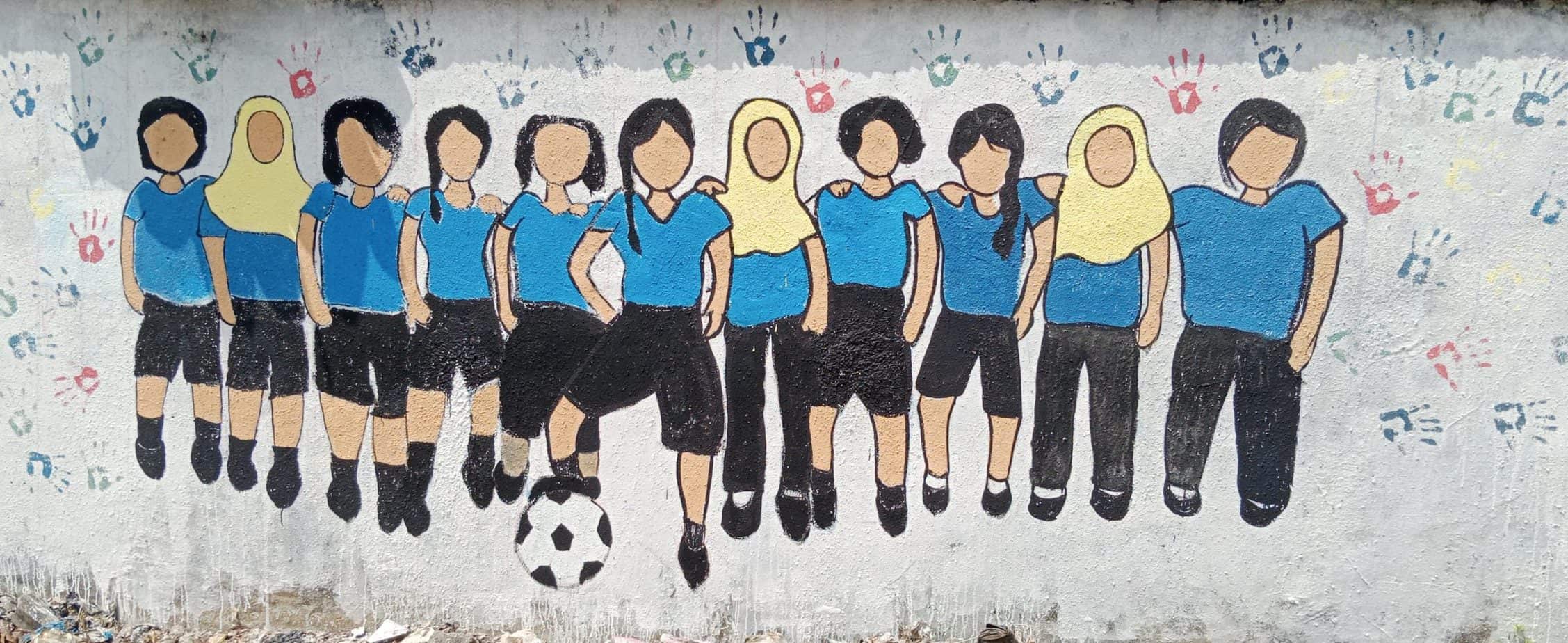 Sports ground for women's football inaugurated by Parcham Collective ...