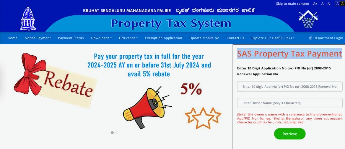 Steps to pay BBMP property tax for 2024-25: What's new - Citizen Matters