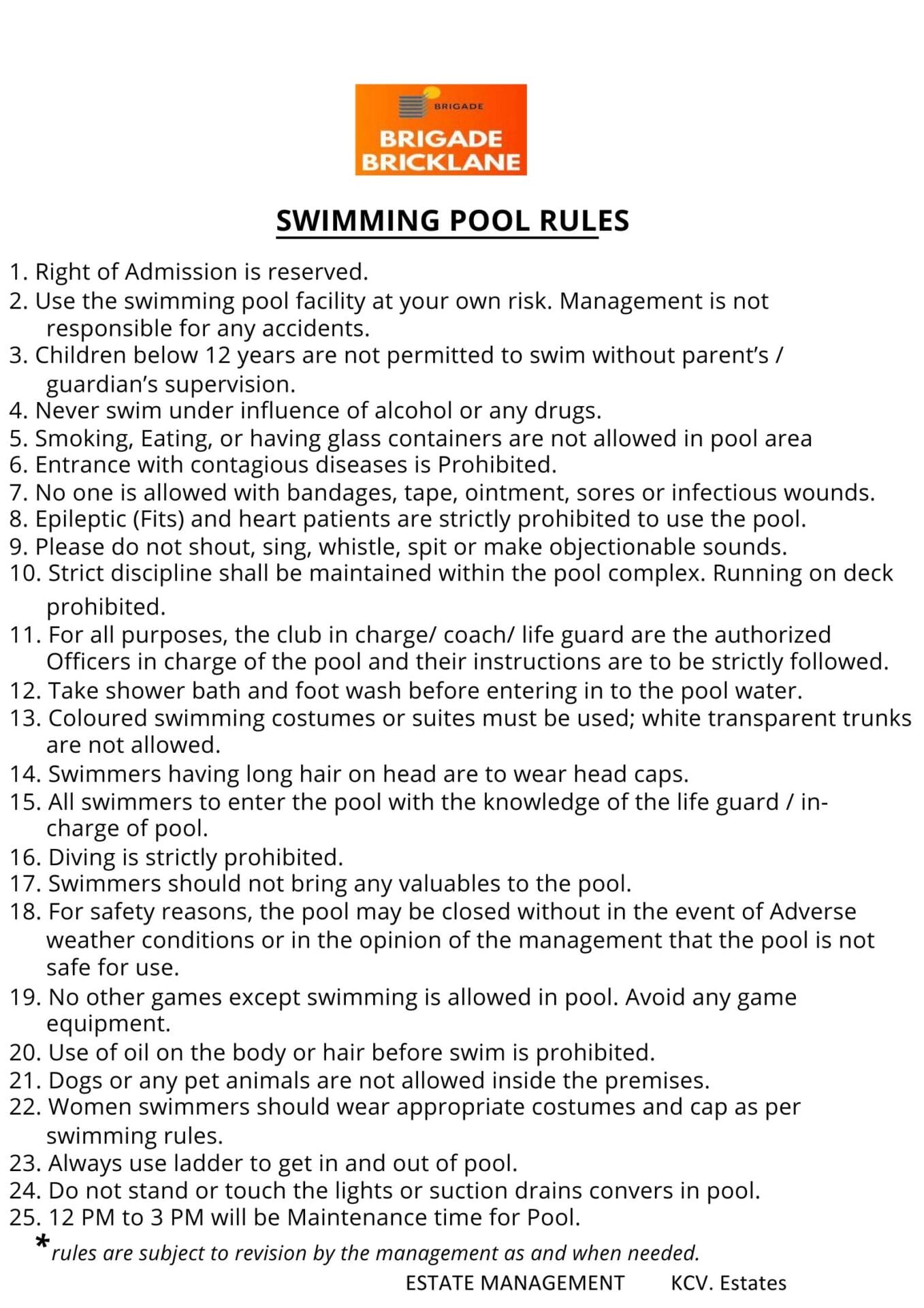 A comprehensive guide to maintaining a community swimming pool ...