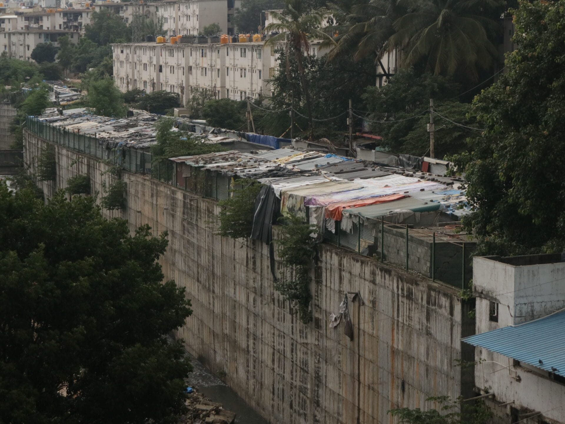 Rundown housing threatens Laggere slum residents’ safety during rains ...
